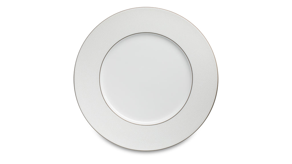NARUMI Plate Flat Rim 27 cm Caviar White, Porcelain, White – DM ...