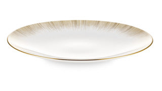 NARUMI Plate 28 cm Glowing Gold, Porcelain, White – DM International ...