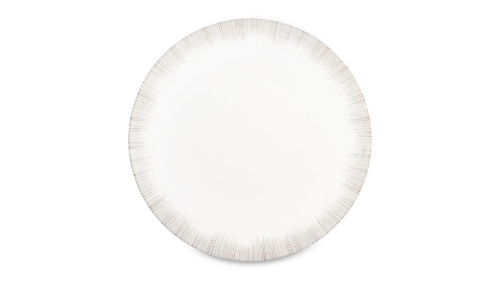 NARUMI Plate 28 cm Glowing Platinum, Porcelain, White – DM ...
